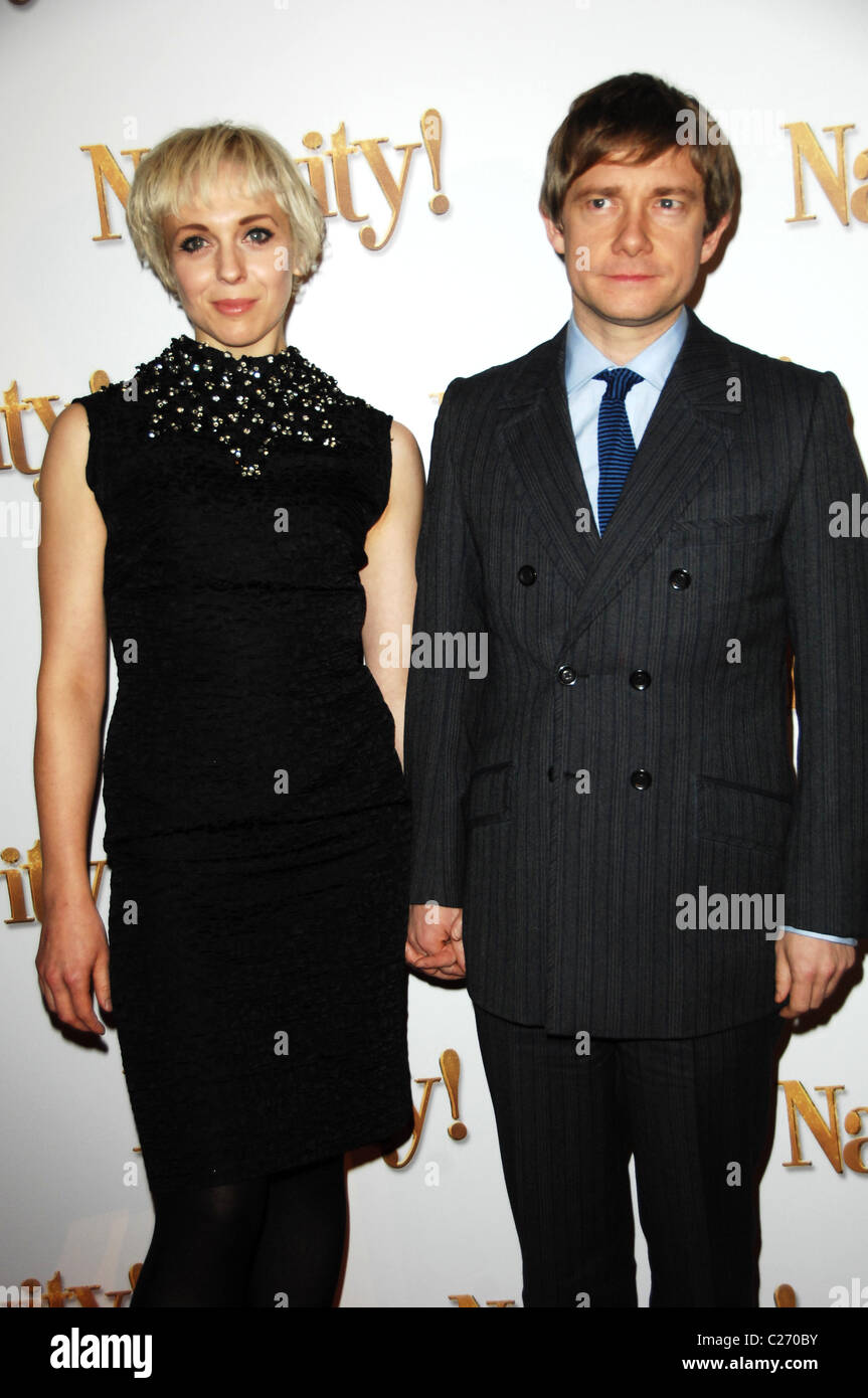 Amanda Abbington and Martin Freeman attends premiere of 'Nativity' at ...