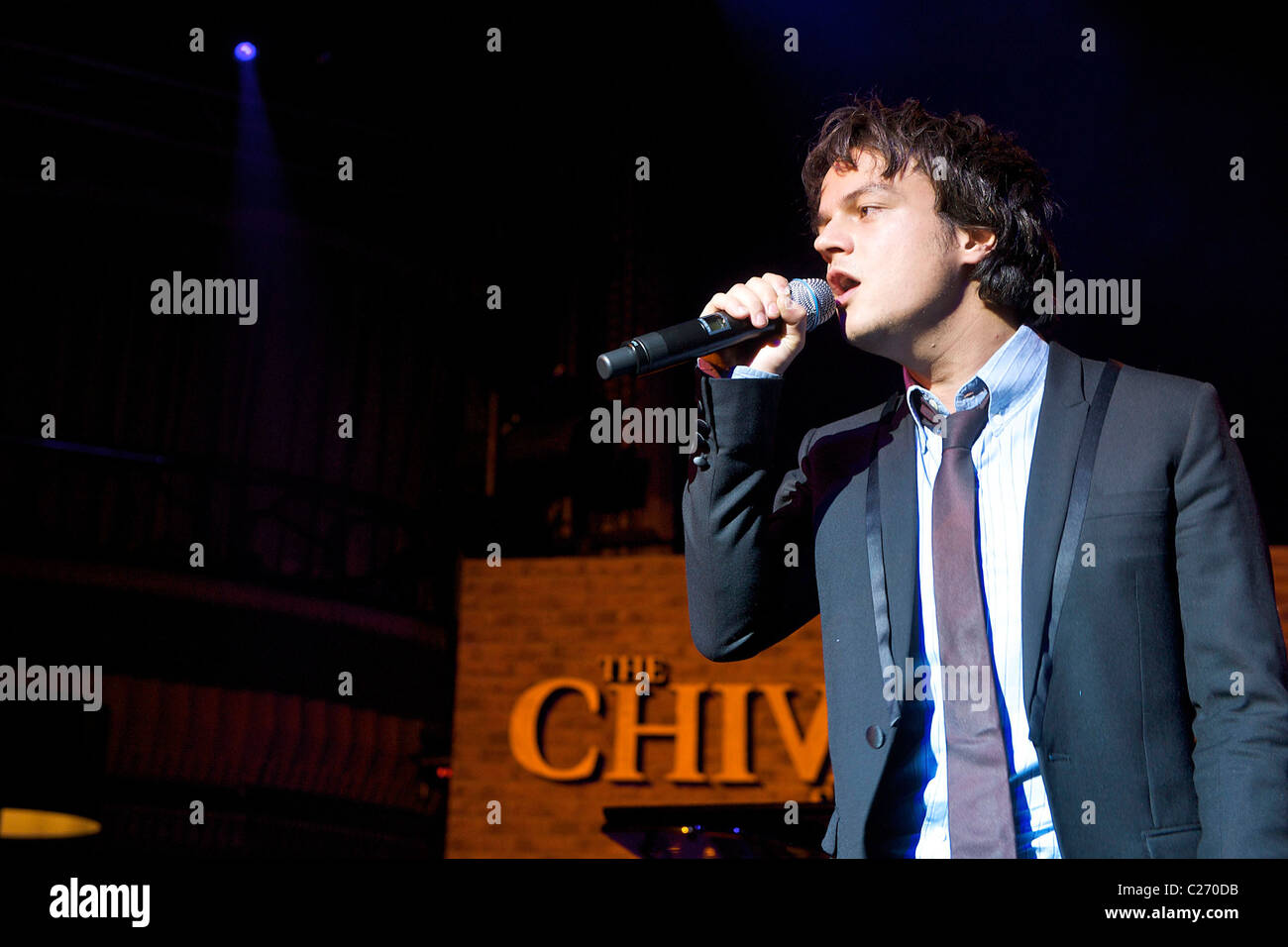 Singer and songwriter Jamie Cullum performing tracks from his new album ...