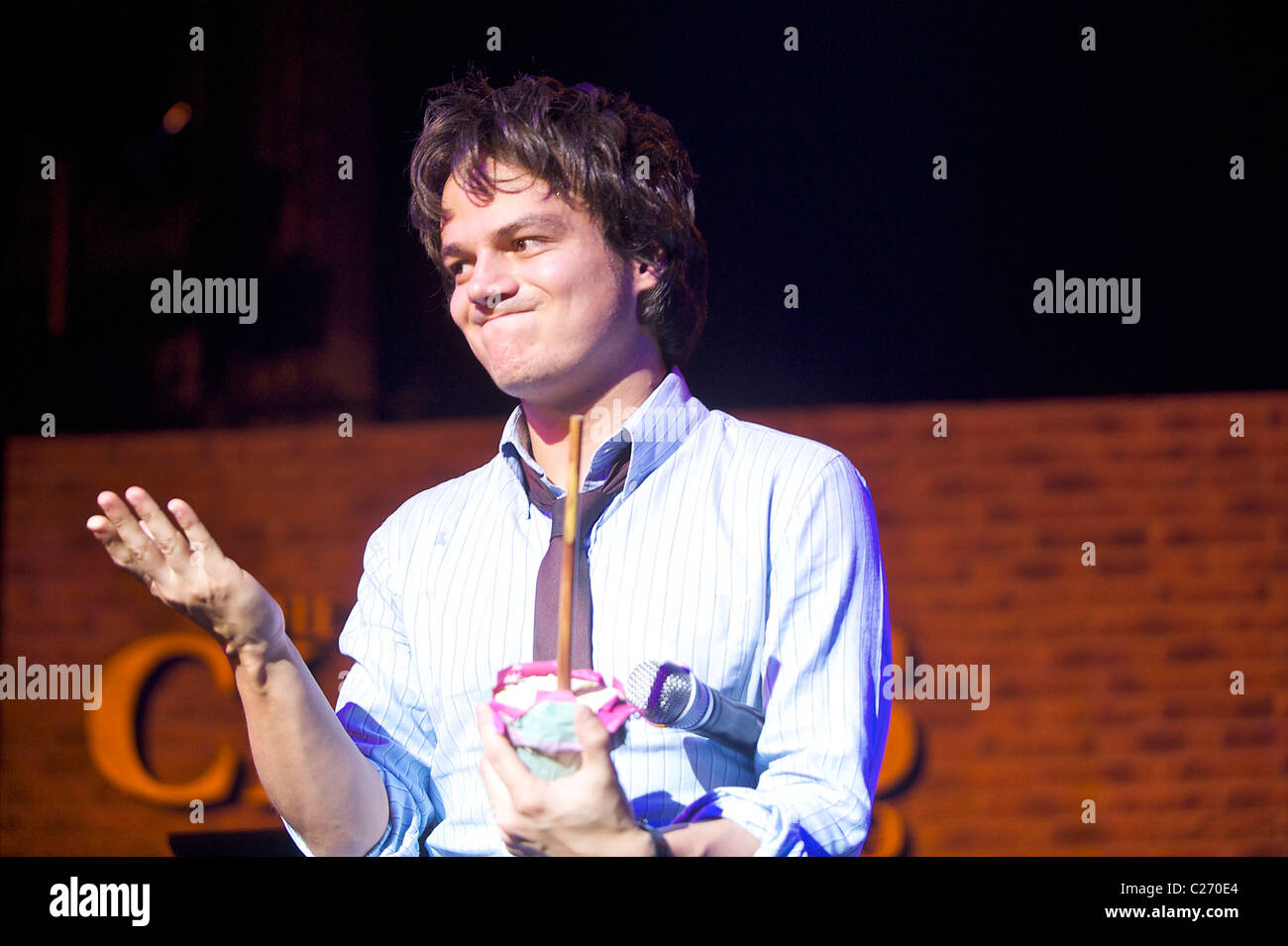 Singer and songwriter Jamie Cullum performing tracks from his new album ...