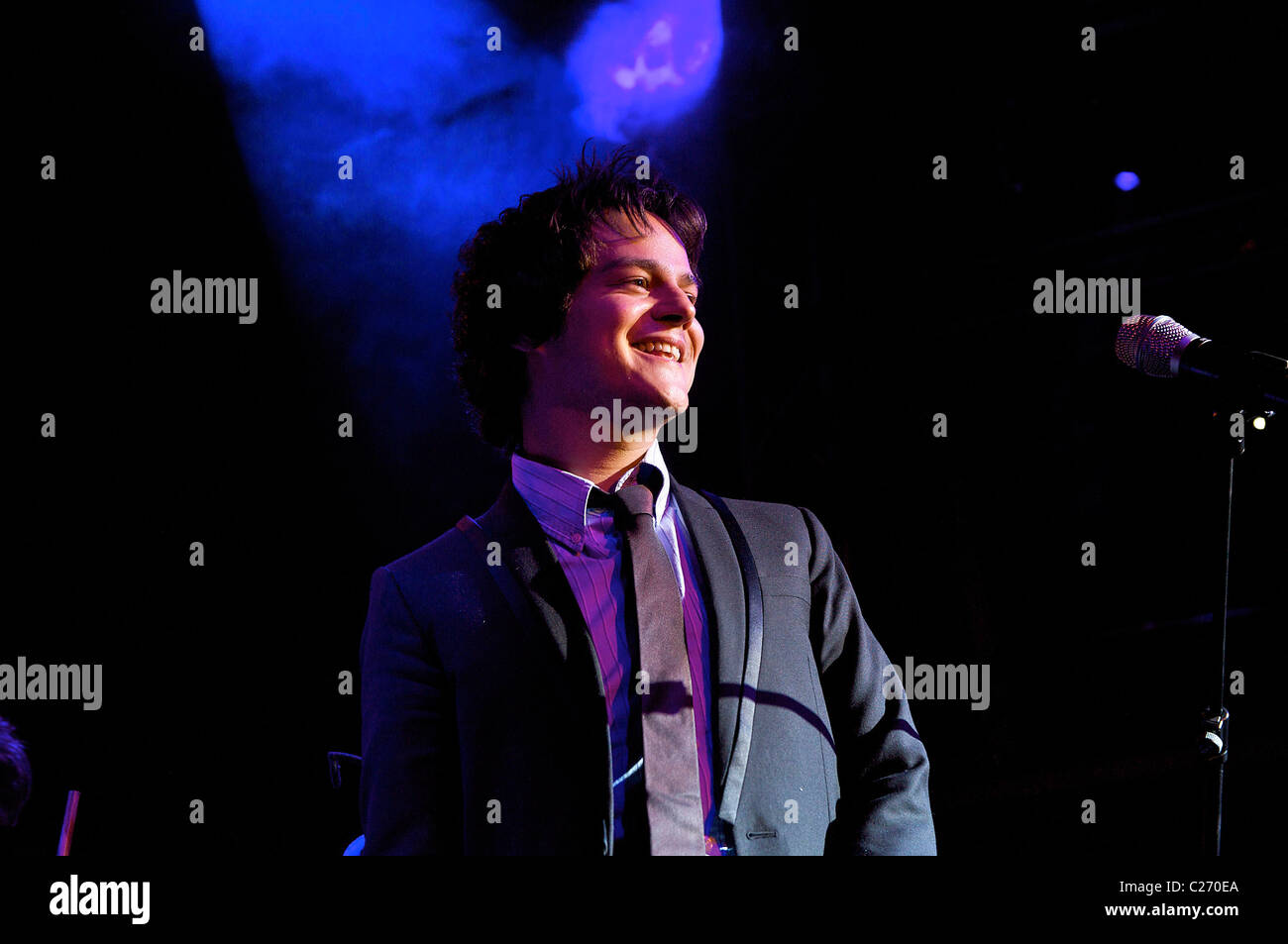 Singer and songwriter Jamie Cullum performing tracks from his new album ...