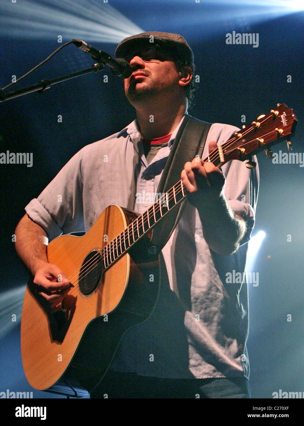 Matthew Good performing live on stage at Centennial Hall in London ...