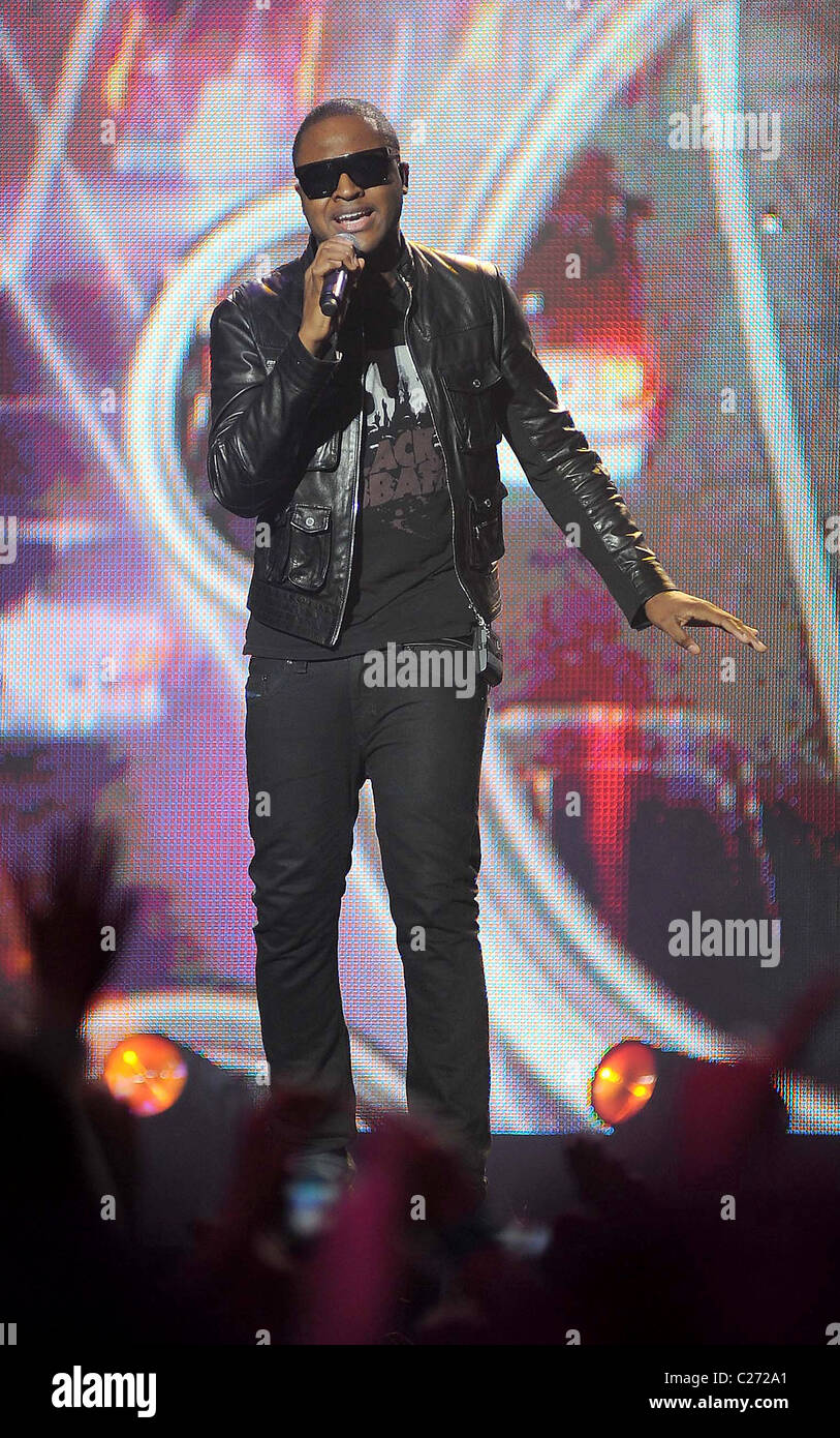 Taoi Cruz, performing at the Cheerios Childline Concert 2009 Dublin ...