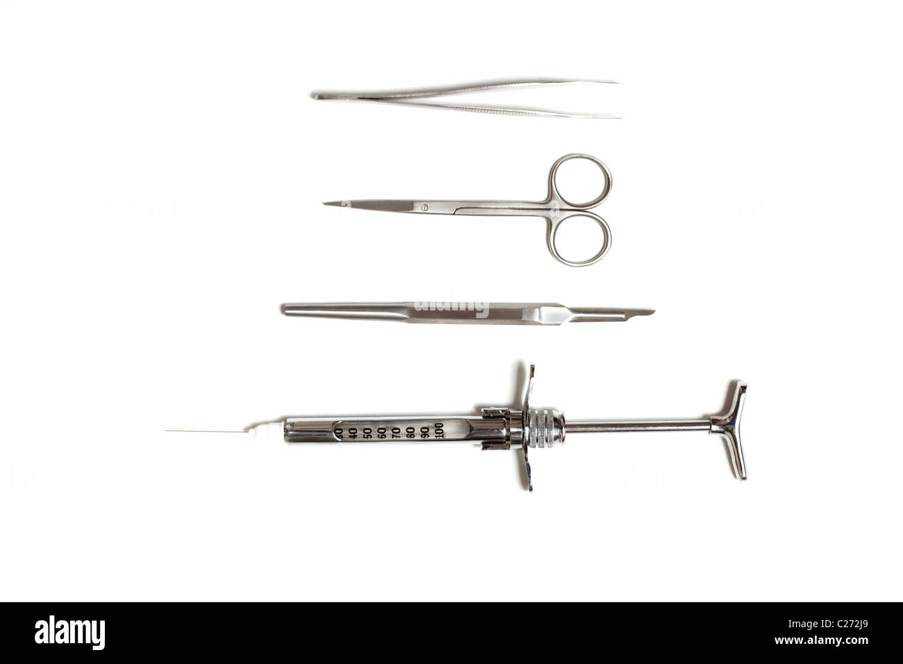 Medicine medical instruments hypodermic syringe Cut Out Stock Images ...