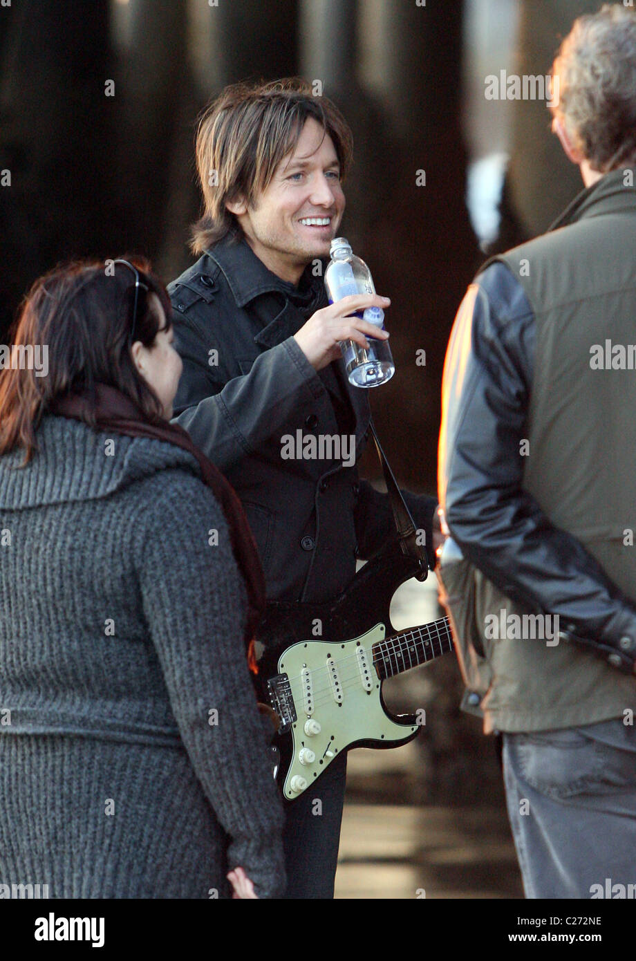 Keith Urban, country music star on the set of his new music video in ...