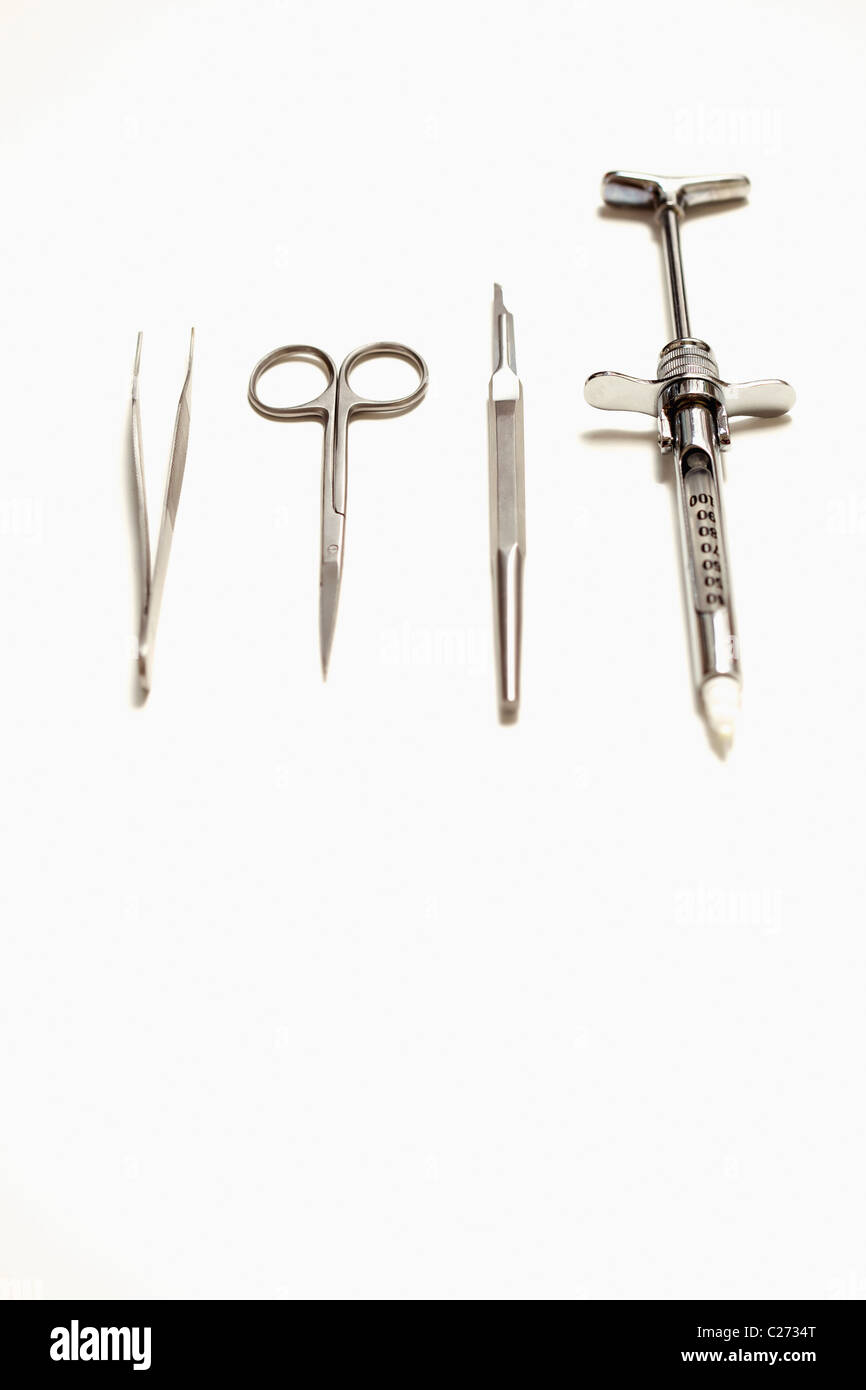 Surgical instruments cut out hi-res stock photography and images - Alamy