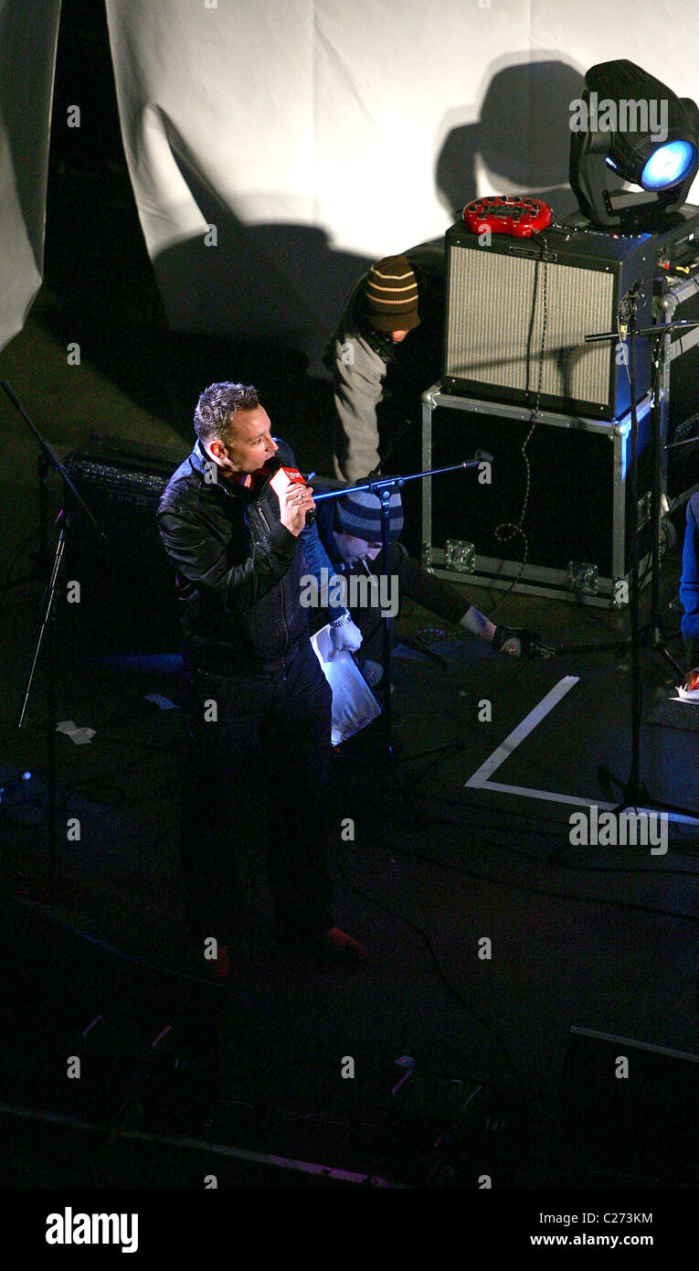 Tony Anstis of Heart FM Christmas Lights 'Switch On' ceremony in Bath ...