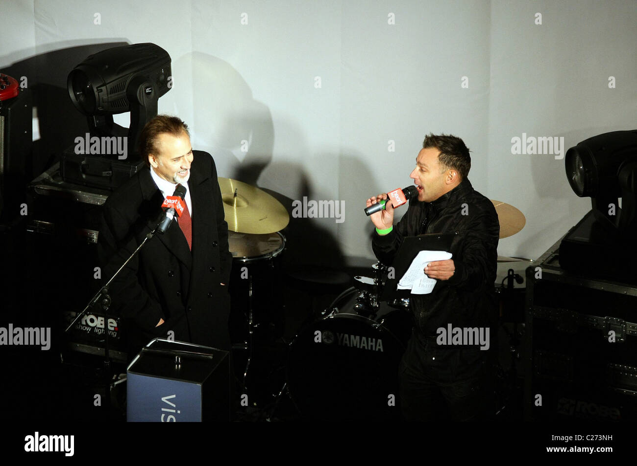 Nicolas Cage, Toby Anstis Christmas Lights 'Switching On' ceremony in ...