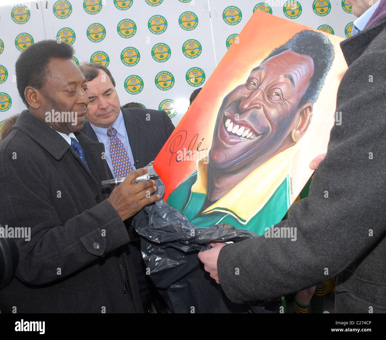 Legendary Brazilian soccer star, Pele paid a visit to Dunboyne AFC, the ...