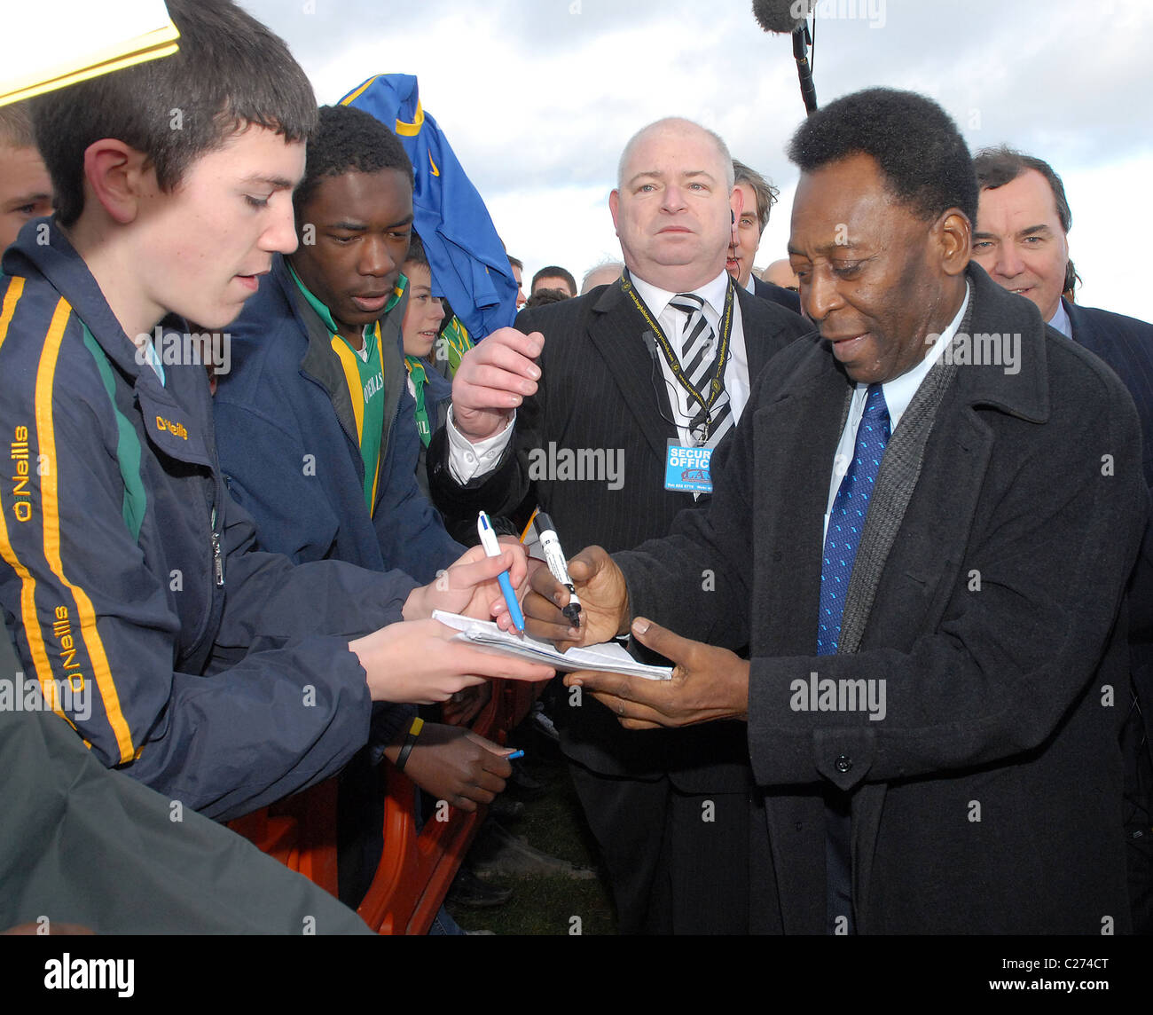 Legendary Brazilian soccer star, Pele paid a visit to Dunboyne AFC, the ...