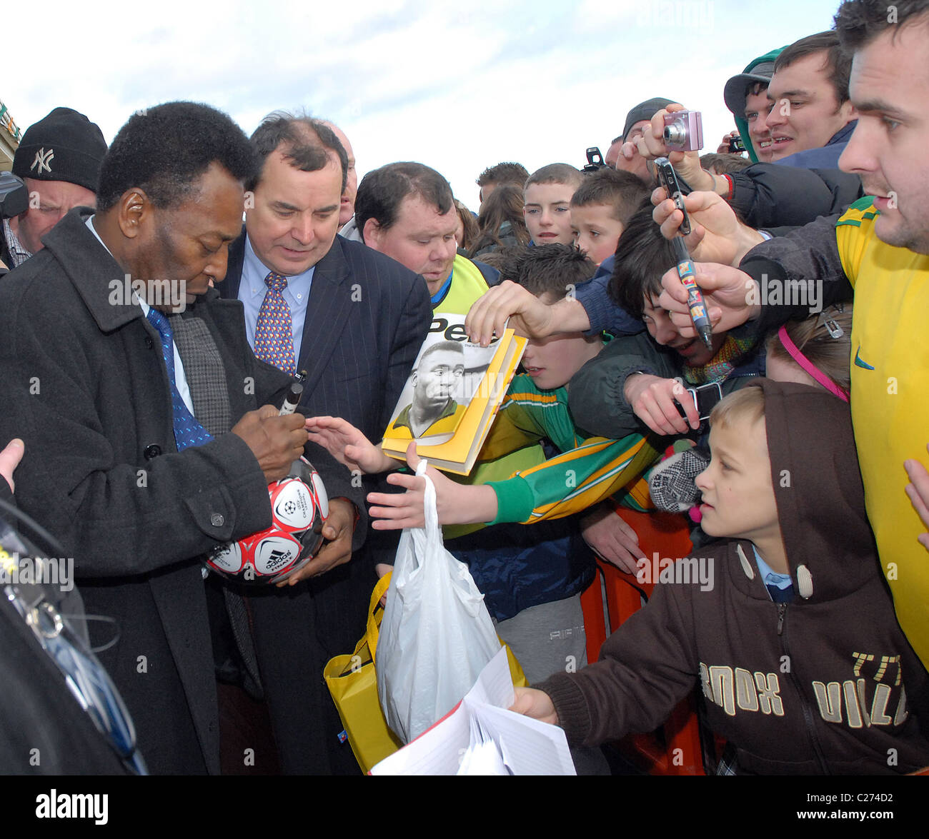 Legendary Brazilian soccer star, Pele paid a visit to Dunboyne AFC, the ...