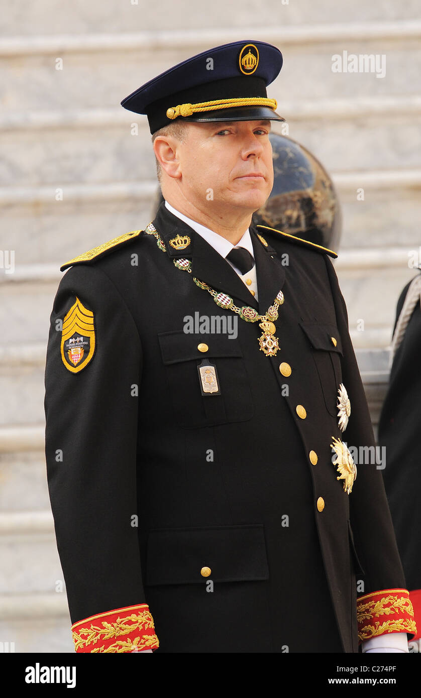 Prince Albert II of Monaco attends the Army Parade as part of Monaco's ...