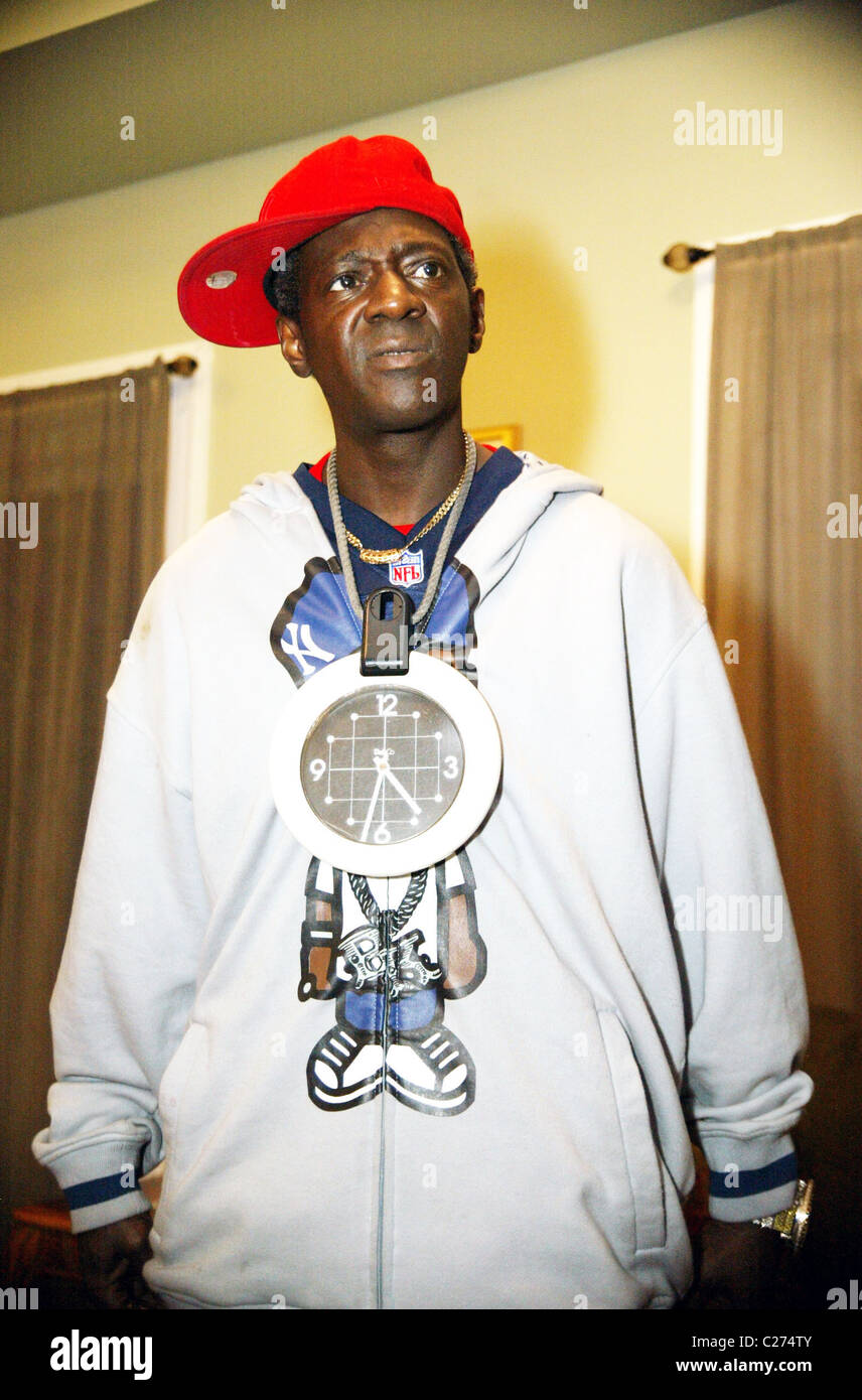 Flava Flav Public Enemy at the Sasha Bruce House for Homeless Youth and ...