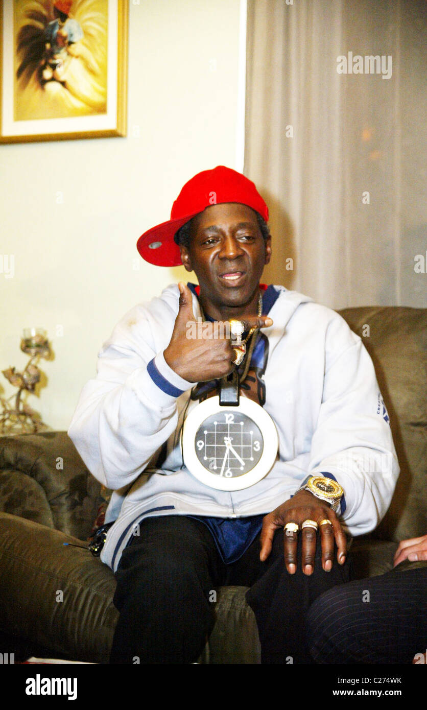 Flava Flav Public Enemy at the Sasha Bruce House for Homeless Youth and ...