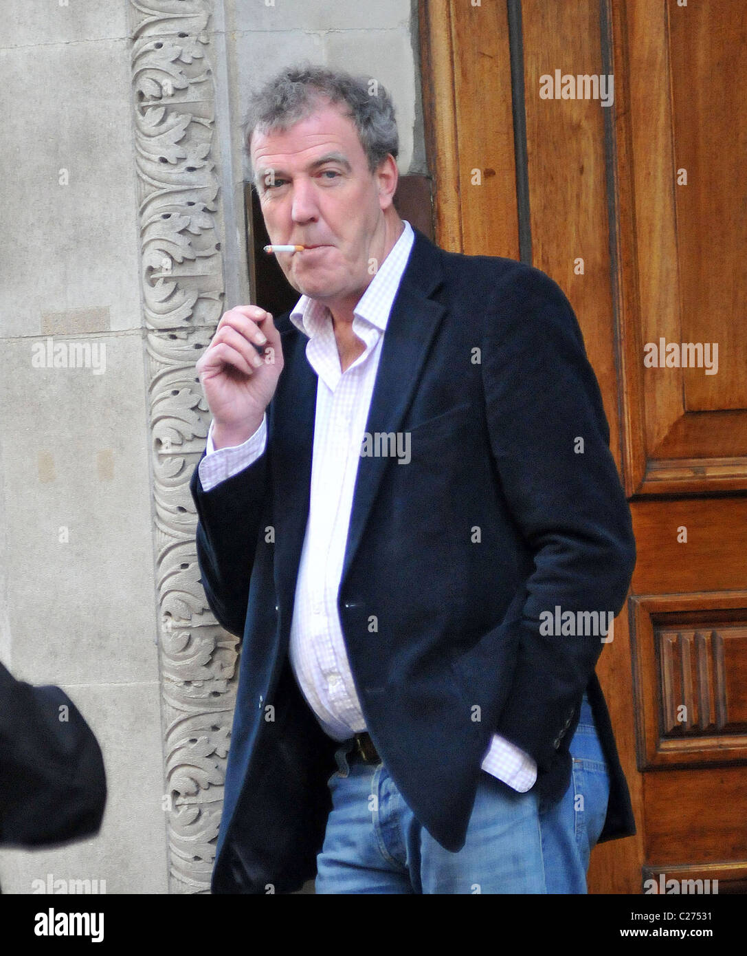 Jeremy Clarkson outside the BBC Radio 1 studios London, England - 27.11 ...