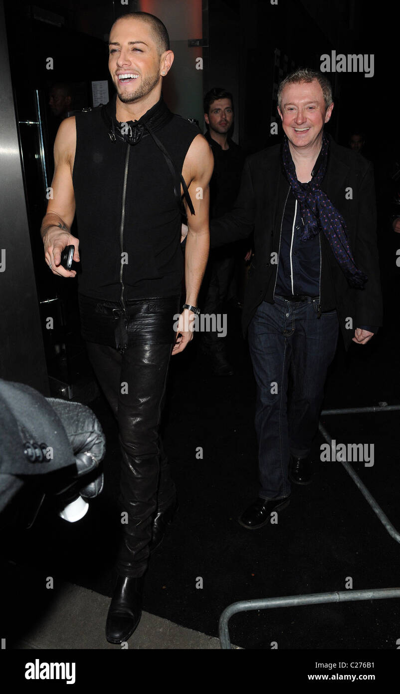 Brian Friedman and Louis Walsh leave Jalouse Club after attending ...