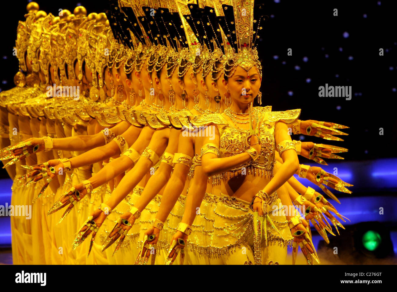 Disabled performers dance 'Thousands Hands' Deaf, mute and blind ...