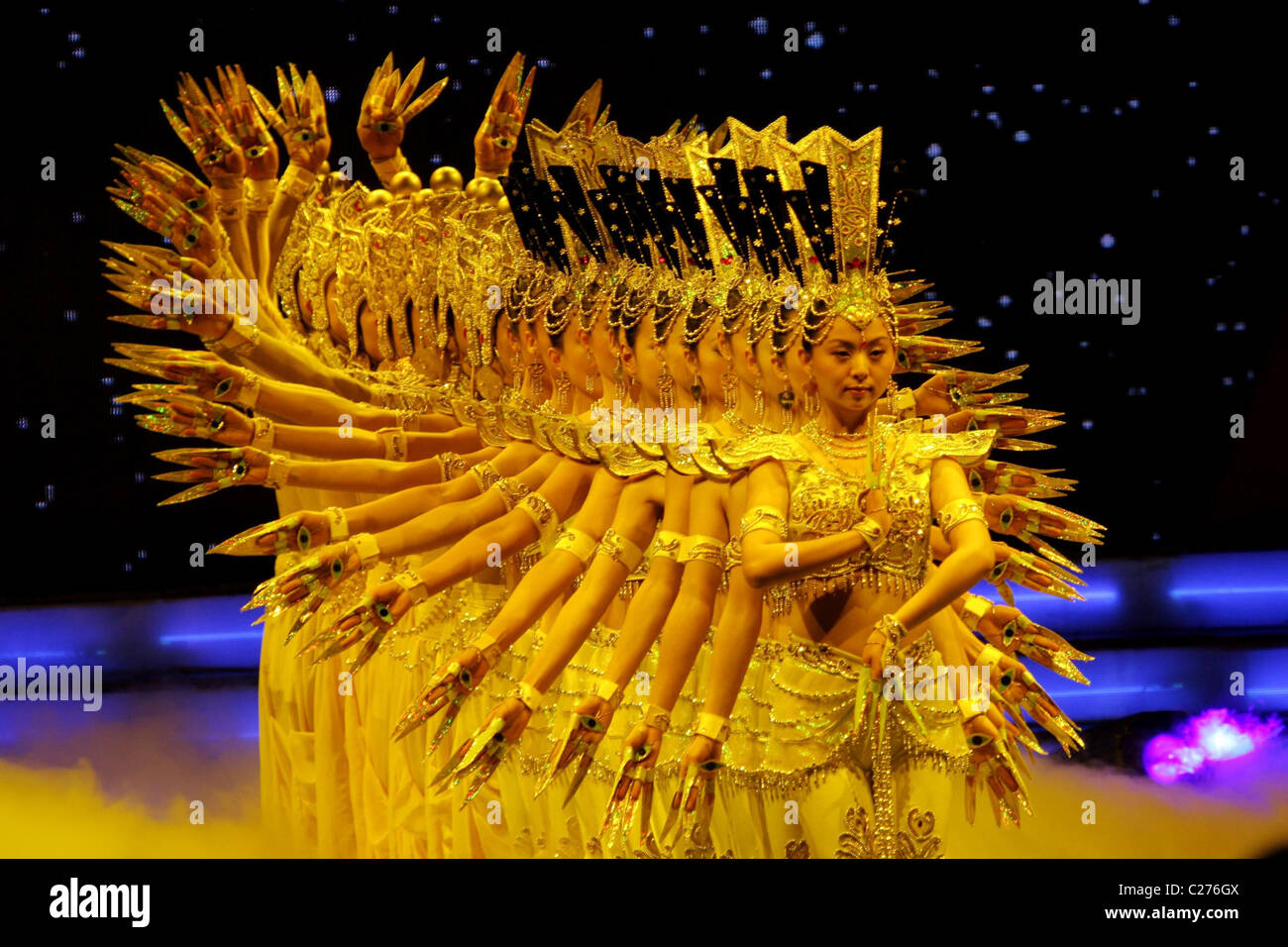 Disabled performers dance 'Thousands Hands' Deaf, mute and blind ...