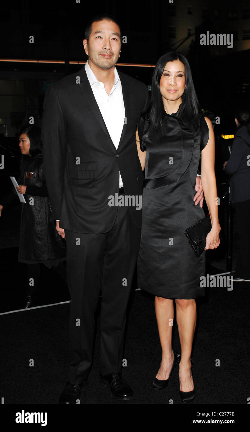 Lisa Ling and Guest The Premiere of 'Ninja Assassin' held at Grauman's ...