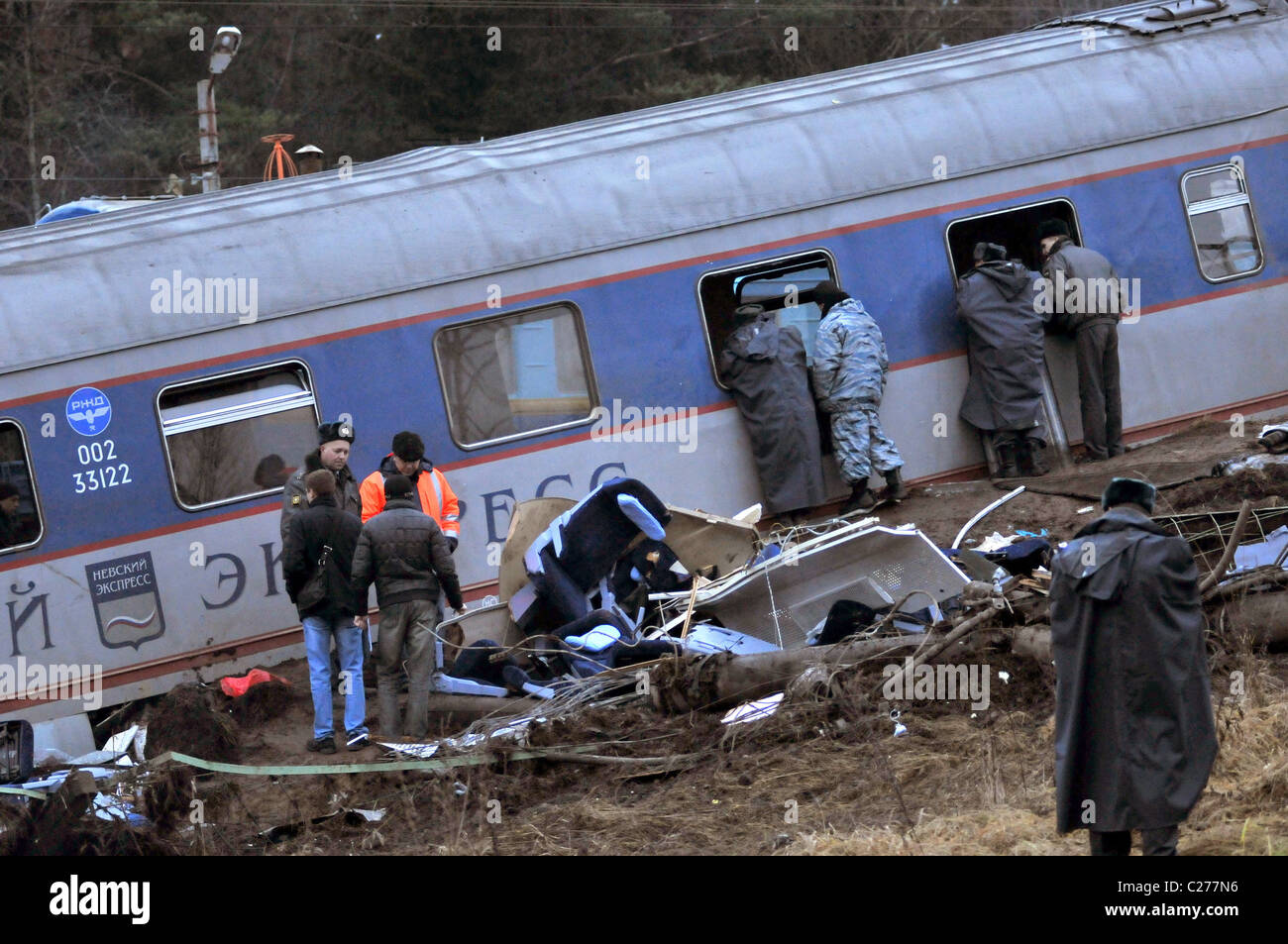 26 passengers have been killed after a bomb exploded under the Nevsky ...