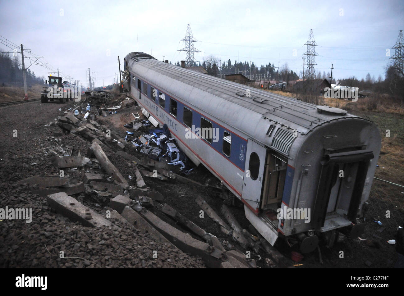 26 passengers have been killed after a bomb exploded under the Nevsky ...