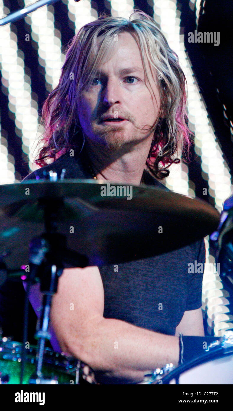 Eric Kretz of Stone Temple Pilots performing at John Labatt Centre ...