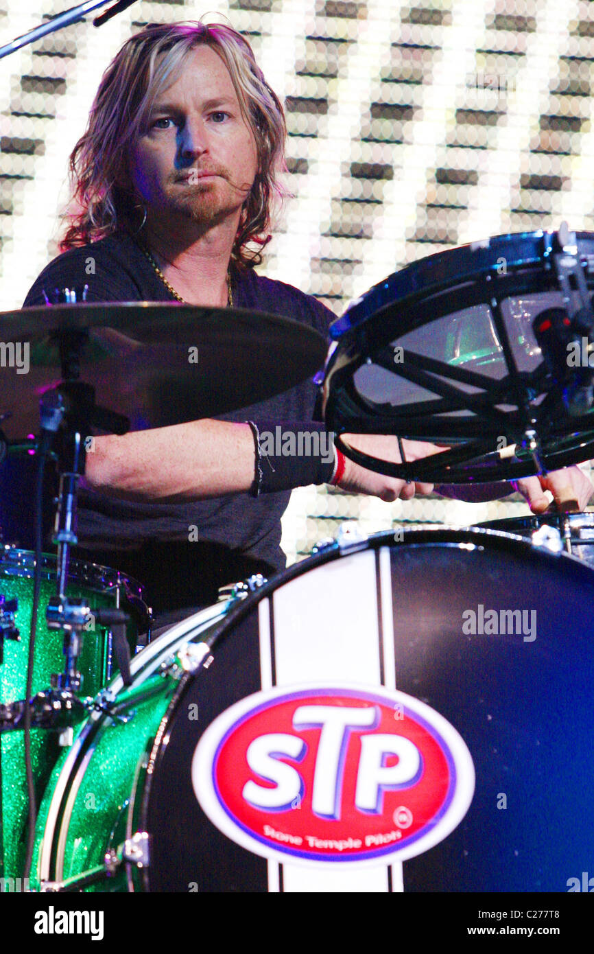 Eric Kretz of Stone Temple Pilots performing at John Labatt Centre ...