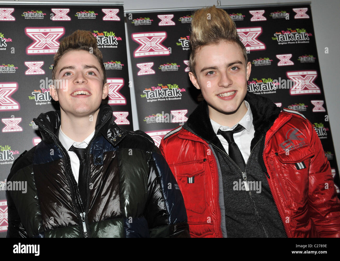 John Grimes and Edward Grimes aka Jedward Live appearance and photocall ...