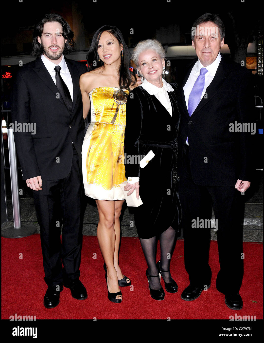 Jason Reitman, Michele Lee, Ivan Reitman and Genevieve Robert The LA ...