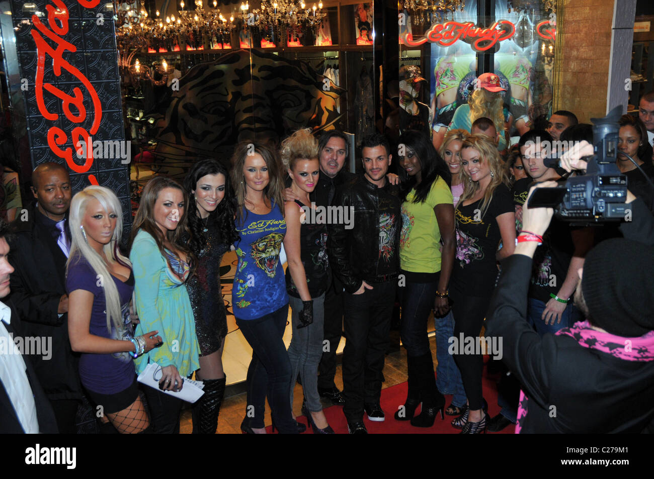 Peter Andre Ed Hardy - Store Launch Party at the Westfield Centre ...
