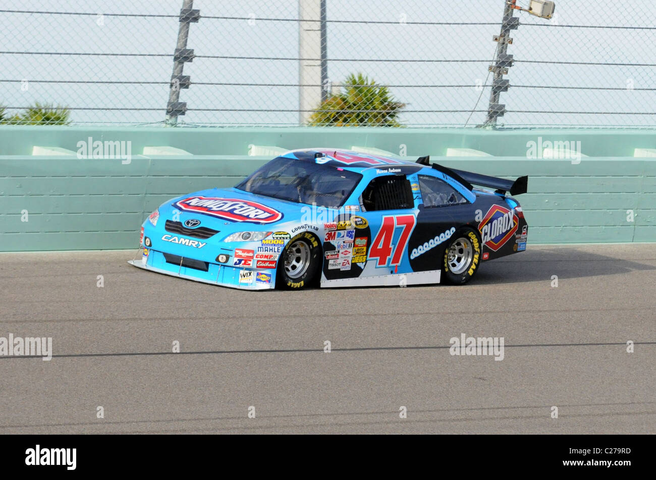 Marcos Ambrose (No. 47 Little Debbie Kingsford colorx toyota) during ...