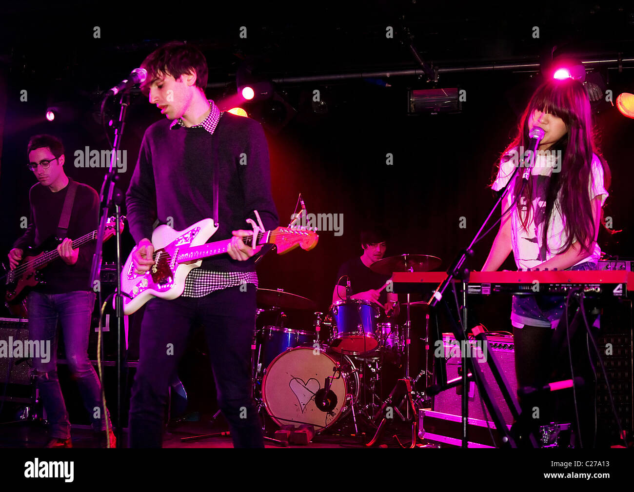Kip Berman and Peggy Wang of The Pains Of Being Pure At Heart ...