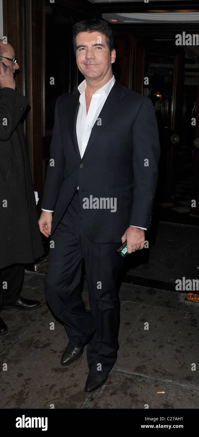 Simon Cowell The Morgan Awards 2009 - Departures London, England - 01. ...