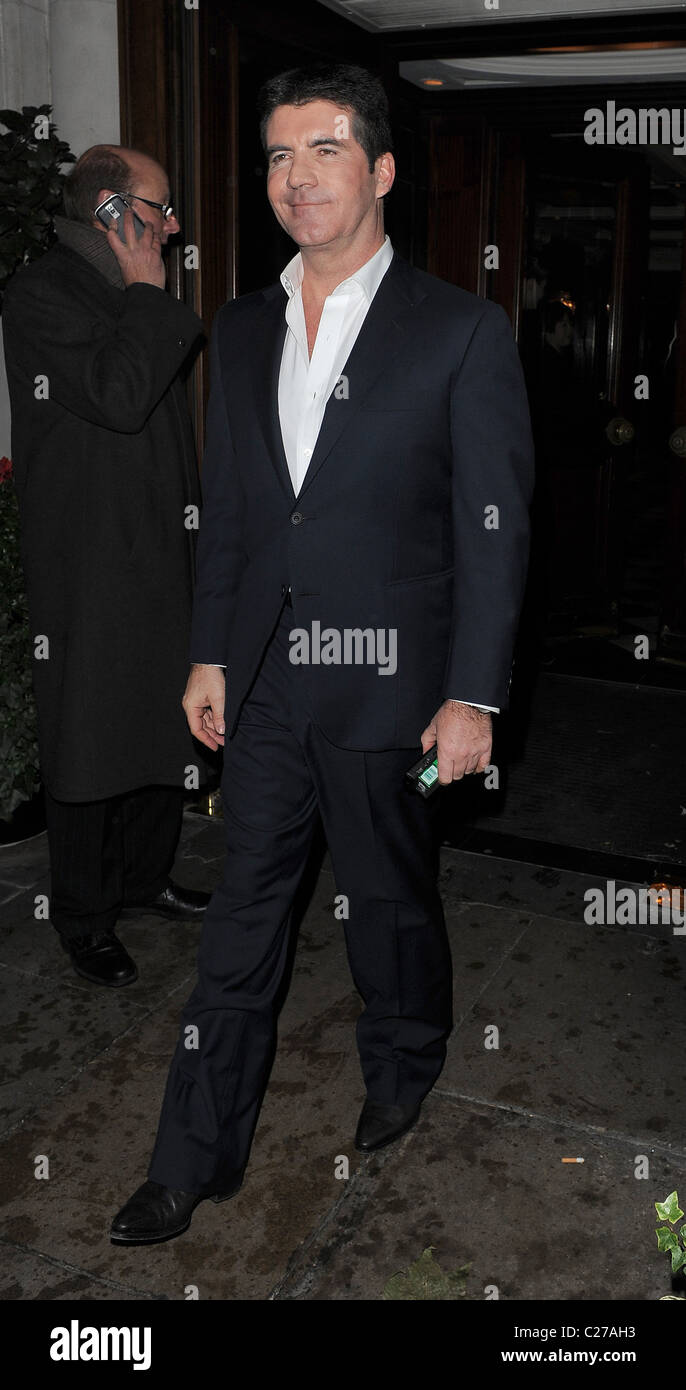 Simon Cowell The Morgan Awards 2009 - Departures London, England - 01. ...