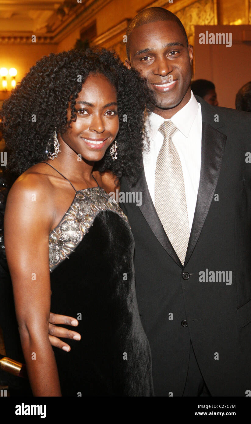 l to r: Prince & Princess Kunle Omilana of Nigeria at The Alvin Ailey ...