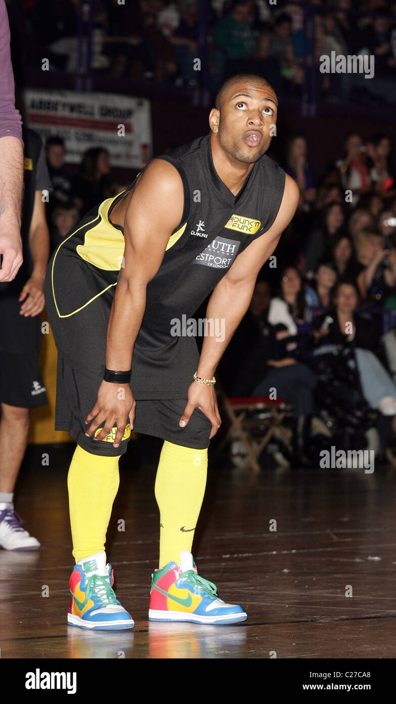 Jonathan Gill aka JB of JLS Funk and Dunk celebrity Basketball held at ...