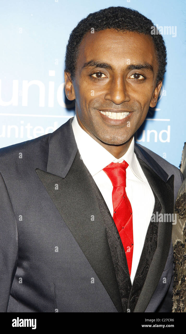 Chef Marcus Samuelsson The 2009 Unicef Snowflake Ball held at Cipriani ...