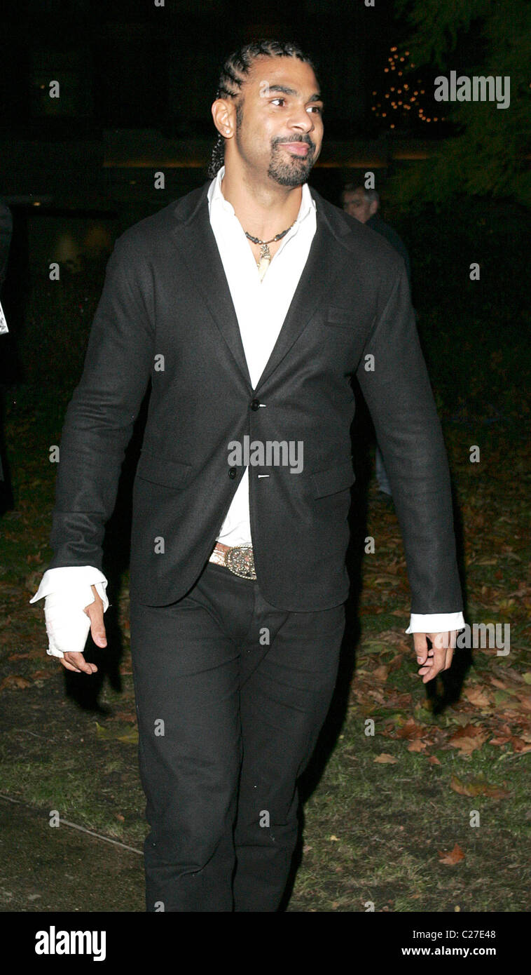 David Haye The Berkeley Square Christmas Ball London, England - 03.12. ...