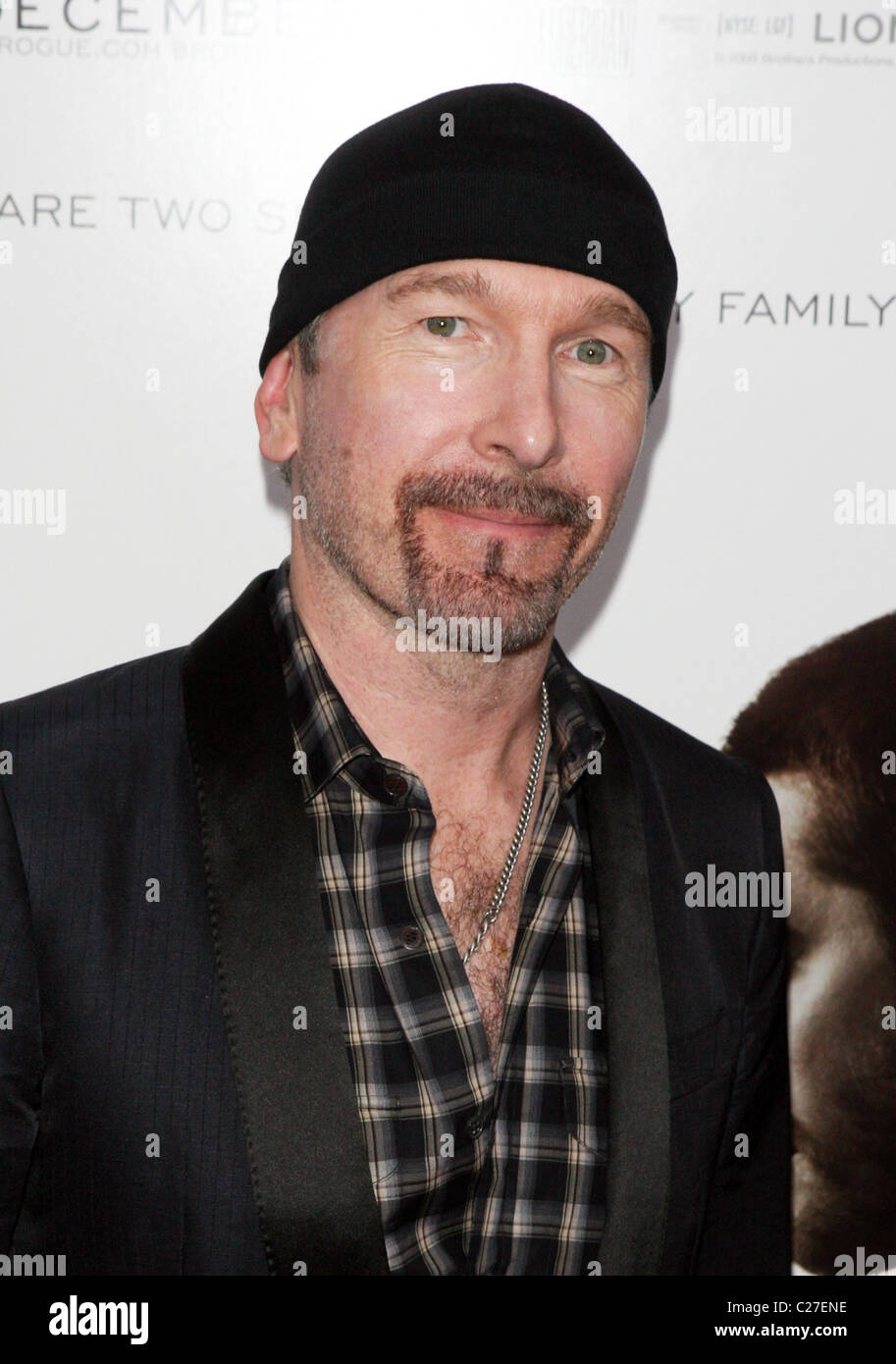 The Edge from U2 The Cinema Society, Details and DKNY Men screening of ...