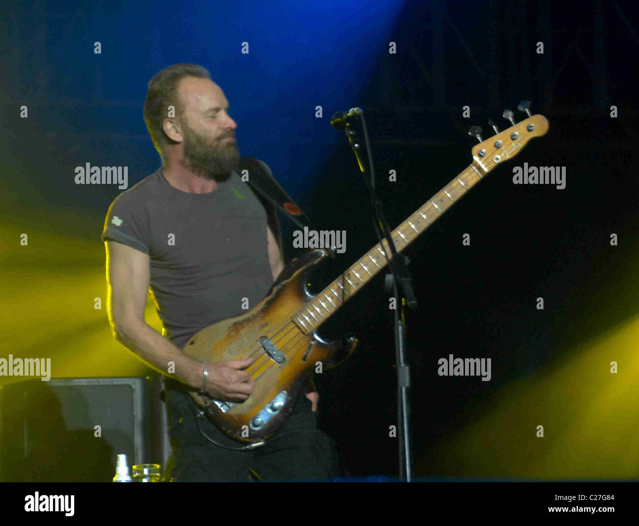 Sting performing live in concert Rio De Janeiro, Brazil - 22.11.09 ...