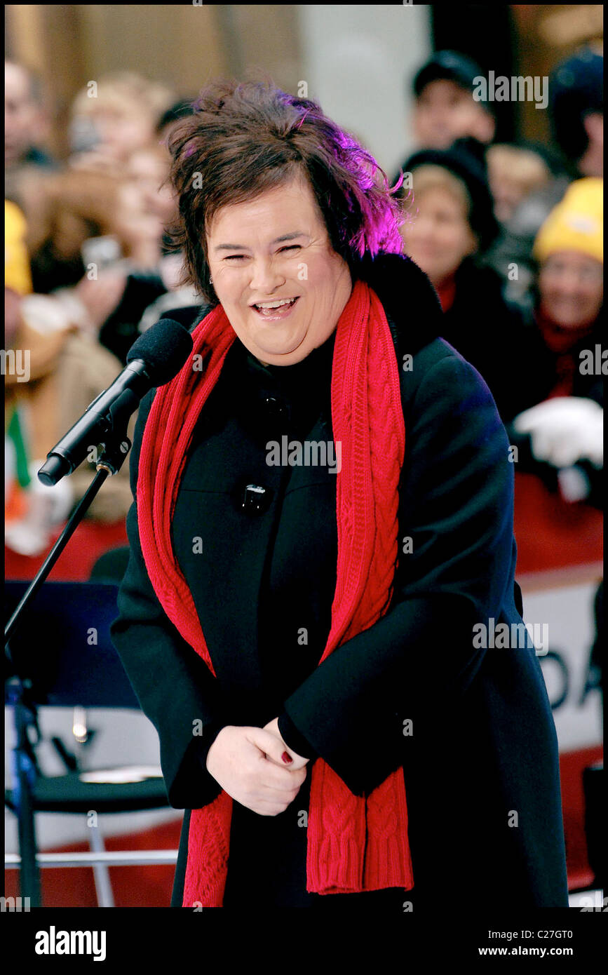 Susan Boyle performing live on the 'Today Show's Concert Series' at ...
