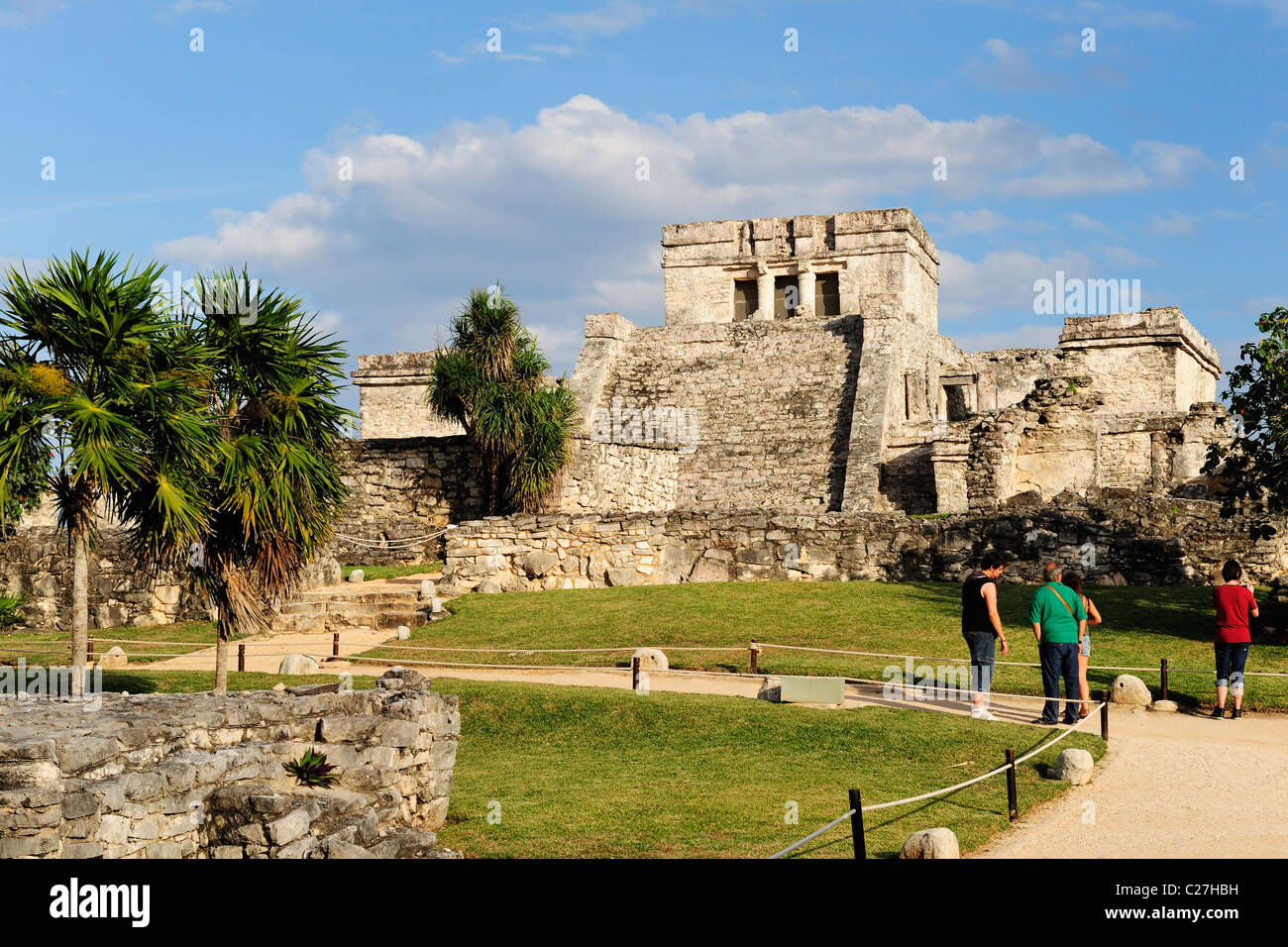 El Castillo (the Castle) at Tulum, Quintana Roo, Mexico Stock Photo - Alamy