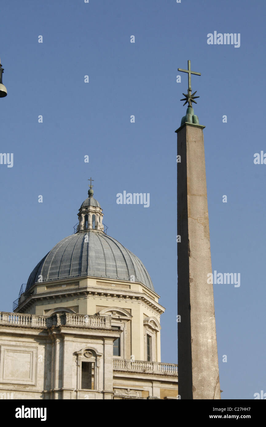 santa maria maggiore church in rome, italy Stock Photo - Alamy