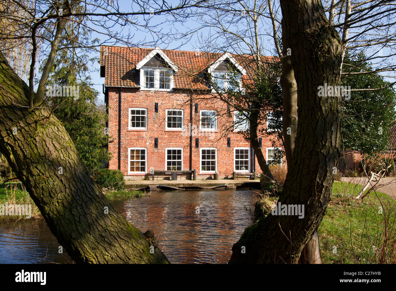 The old watermill at Itteringham, Norfolk, UK Stock Photo - Alamy