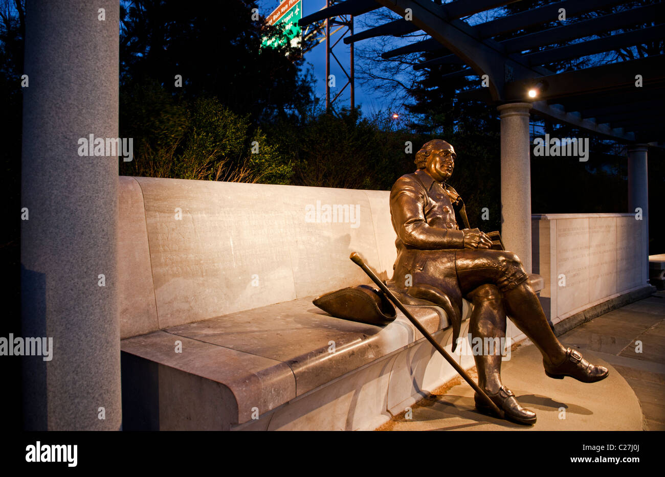 The George Mason Memorial at night, Washington DC Stock Photo - Alamy
