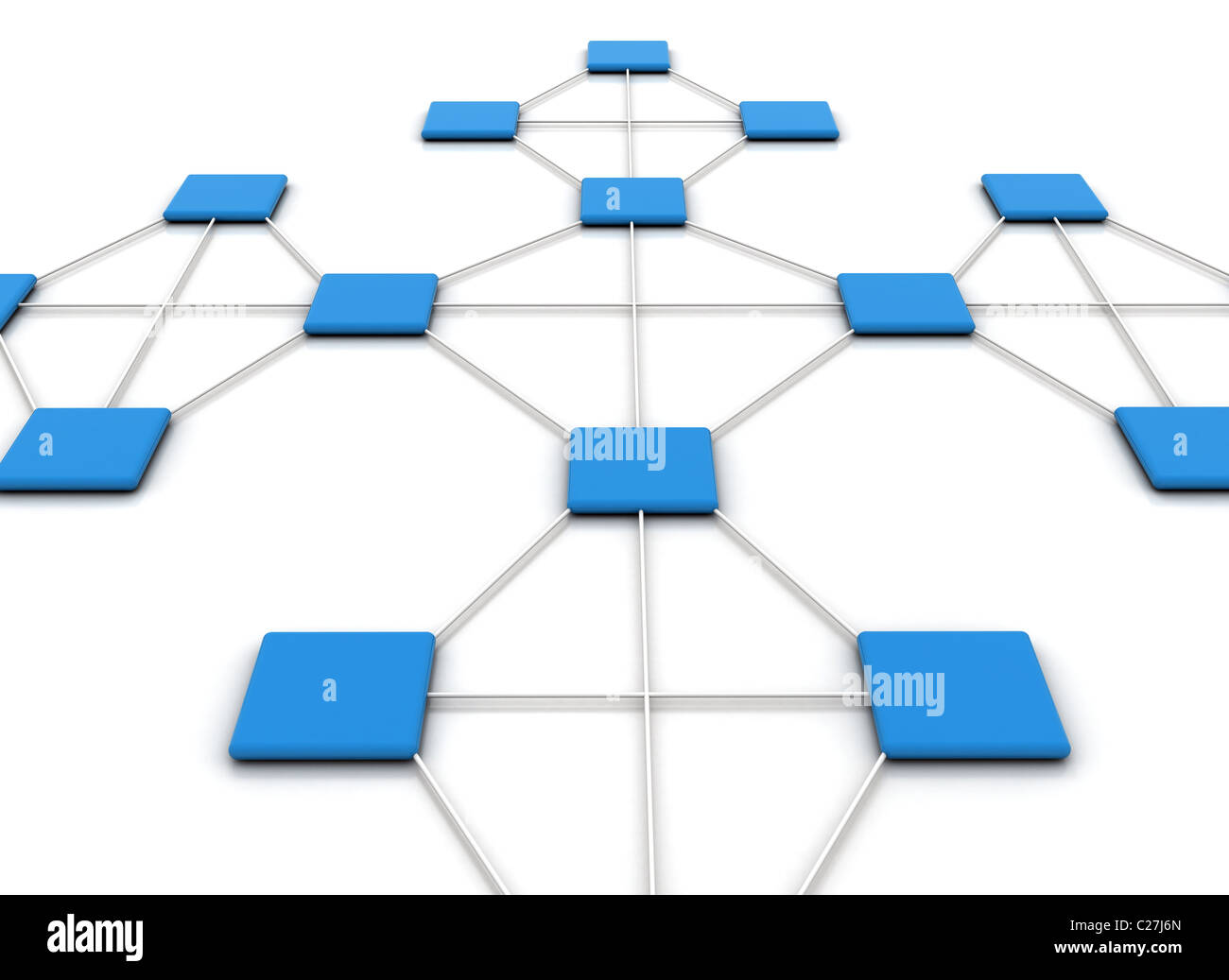 3d network topology hi-res stock photography and images - Alamy