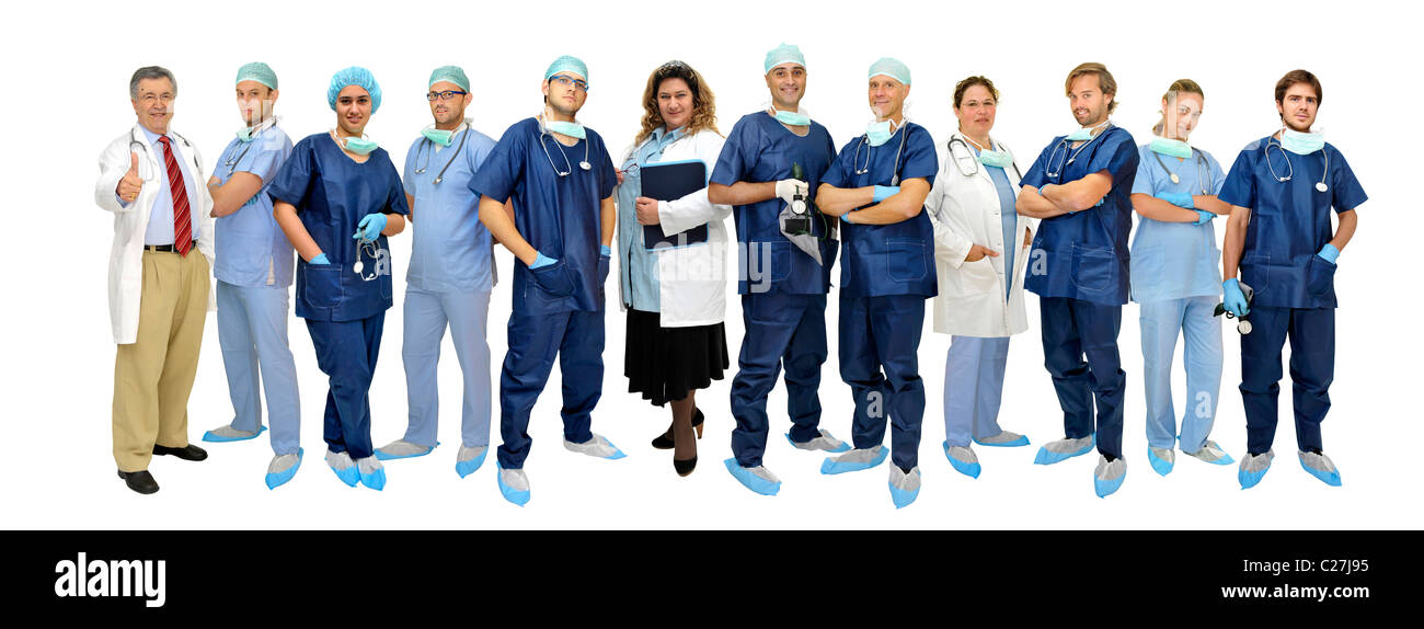 Group doctors in medical Cut Out Stock Images & Pictures - Alamy