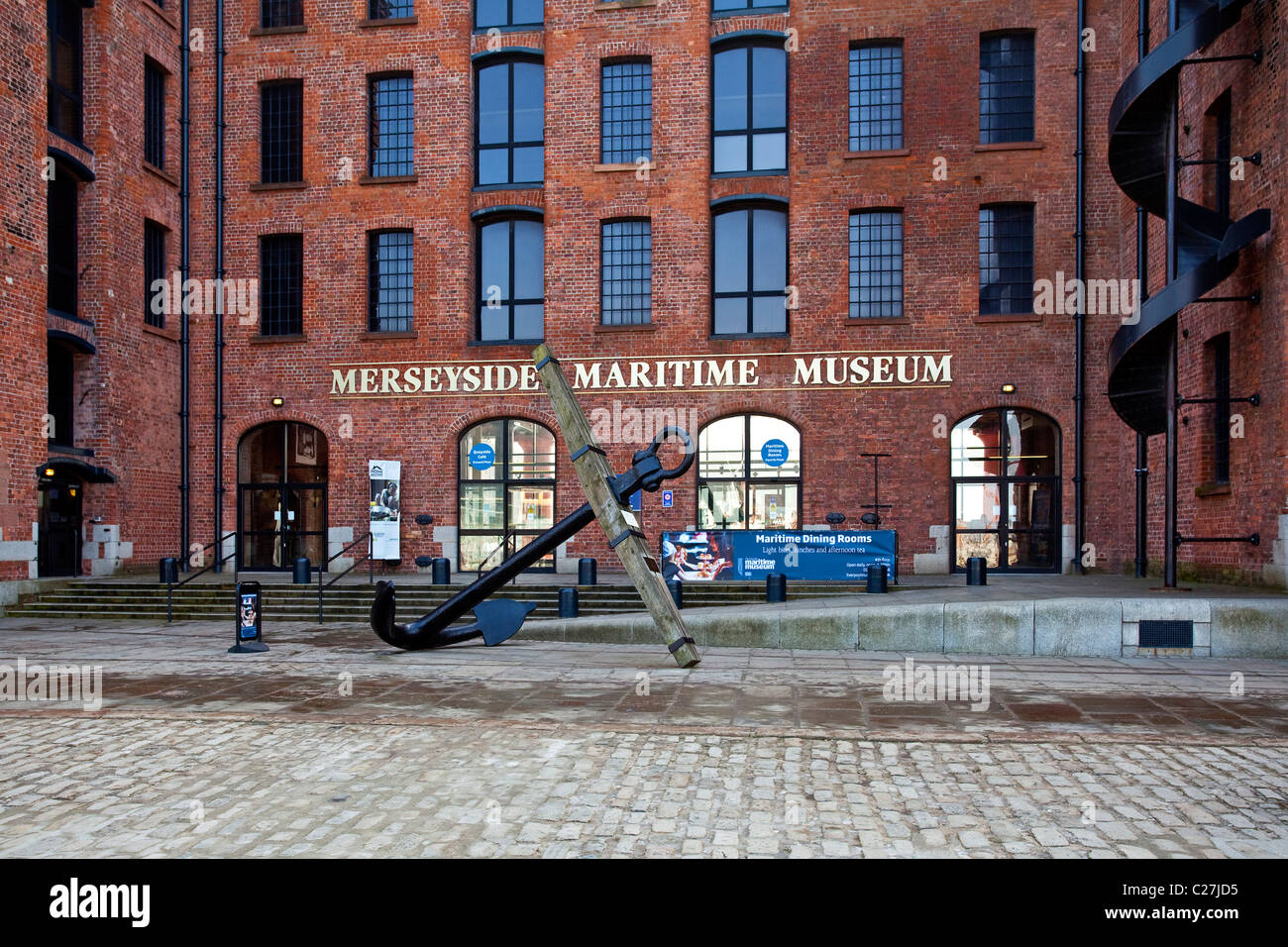 The Merseyside Maritime museum in Liverpool Merseyside UK Stock Photo ...