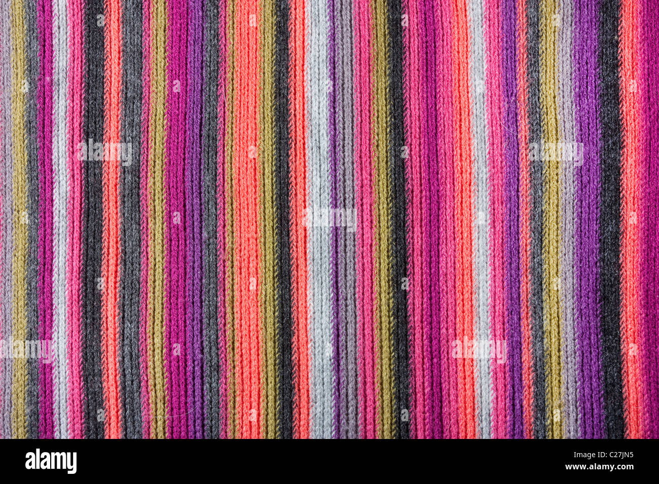 close up background texture of striped knitted texture Stock Photo - Alamy