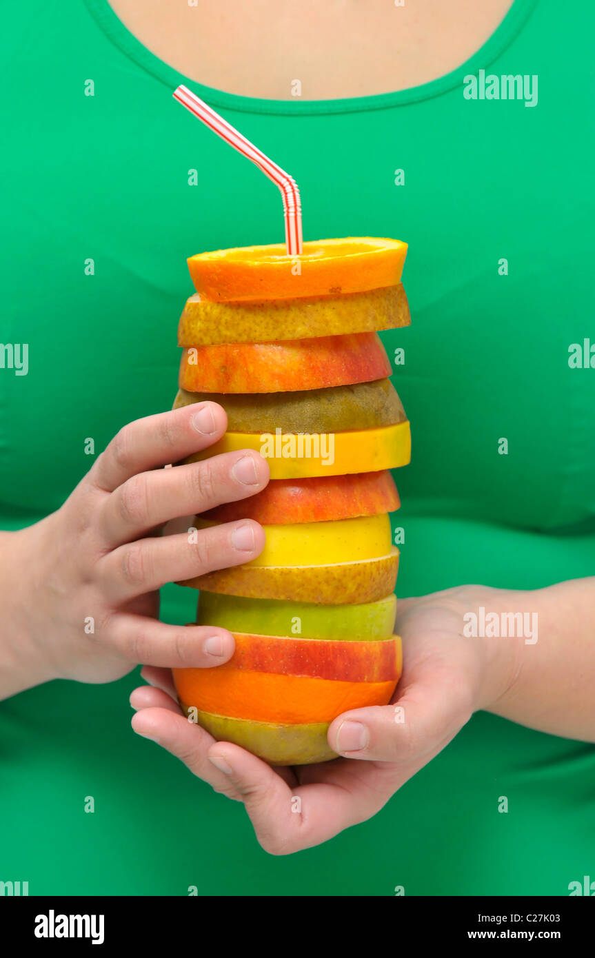 Apple slice cocktail hi-res stock photography and images - Alamy