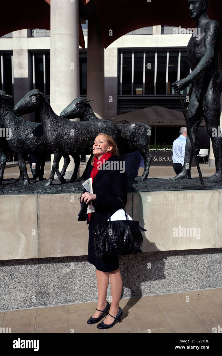 Paternoster statue hi-res stock photography and images - Alamy
